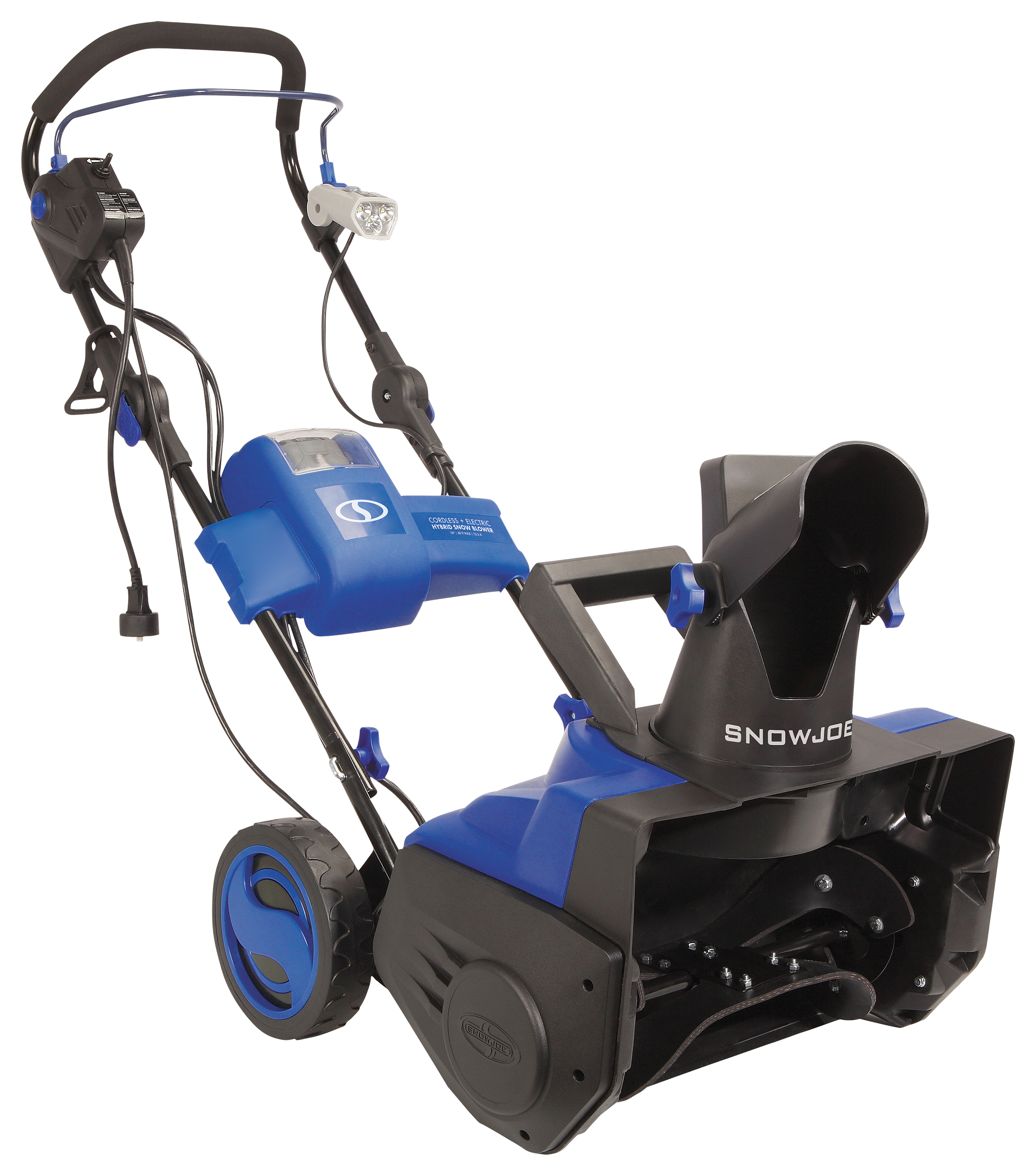 Snow Joe 40V iONMAX Hybrid Brushless Single-Stage 18" Snow Blower Kit ...